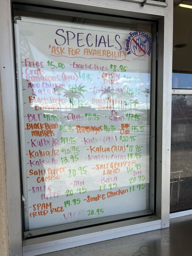 Menu - Hilo Rice Noodle Soup Restaurant