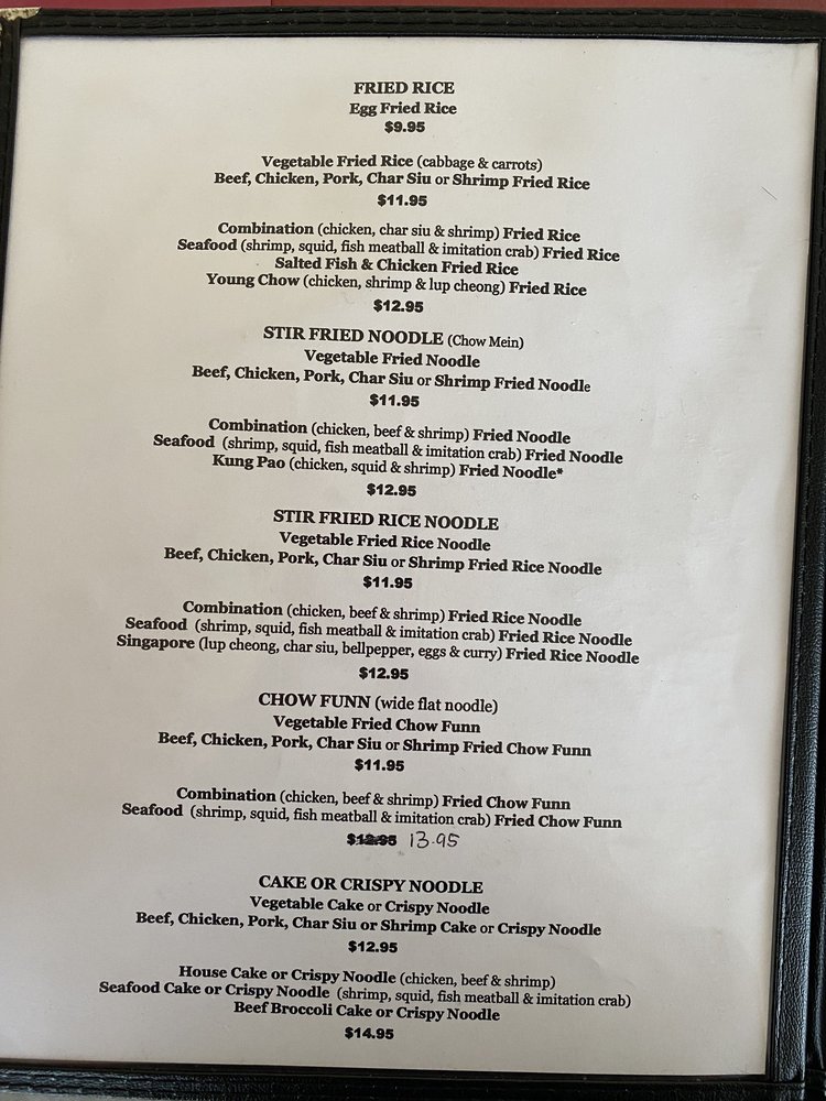 Menu - Hilo Rice Noodle Soup Restaurant